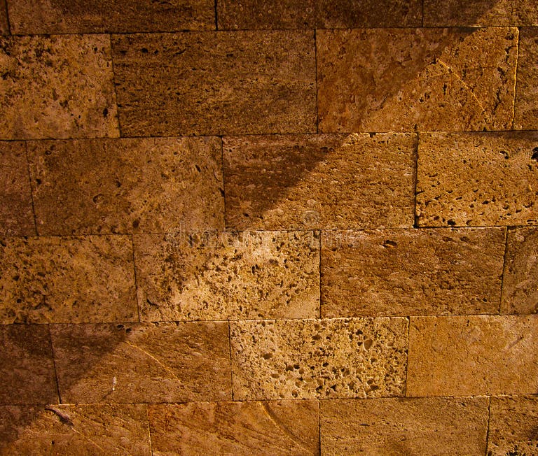 A Tuff Wall with a Shadow Falling on it. Stock Image - Image of clear ...