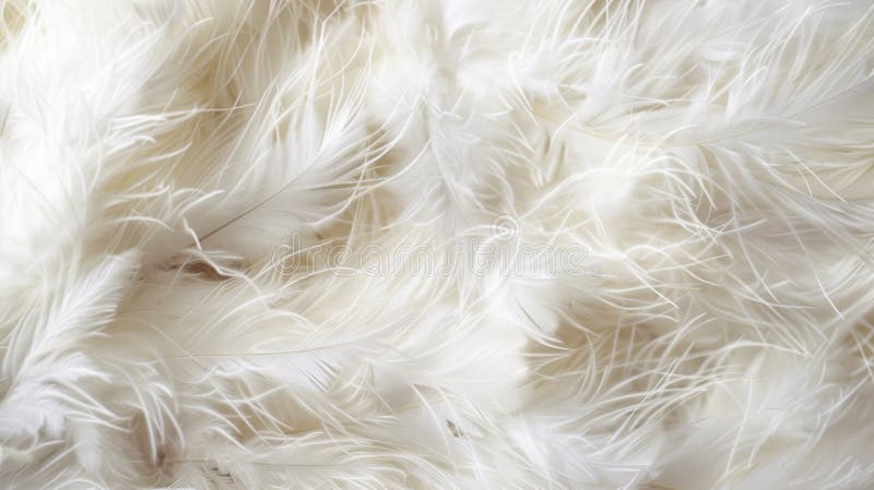 A Tuft of Fluffy Feathers Resembling a Fluffy White Cloud with Each ...