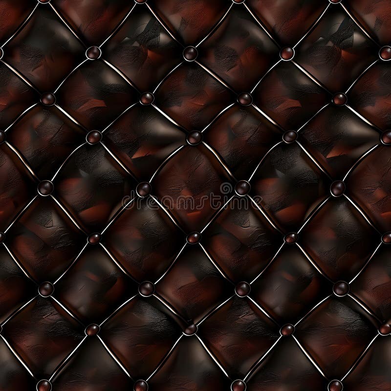 Tufted Leather Close Up Seamless Background Texture Tile Stock ...
