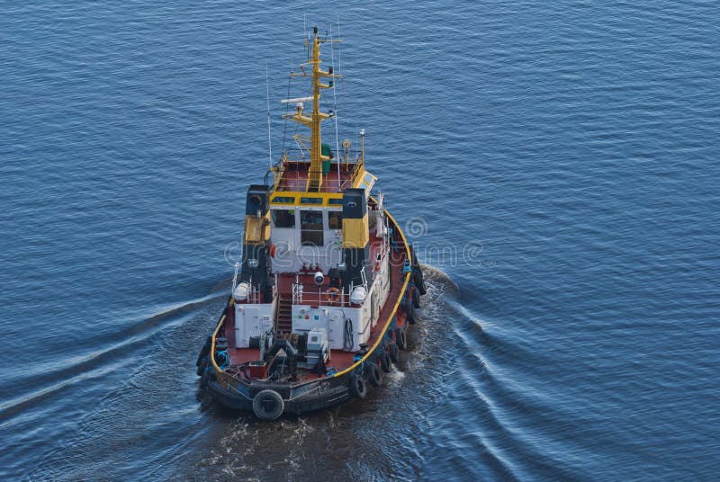 Tug Herbert Towing Eide Barge Stock Image - Image of navigation ...