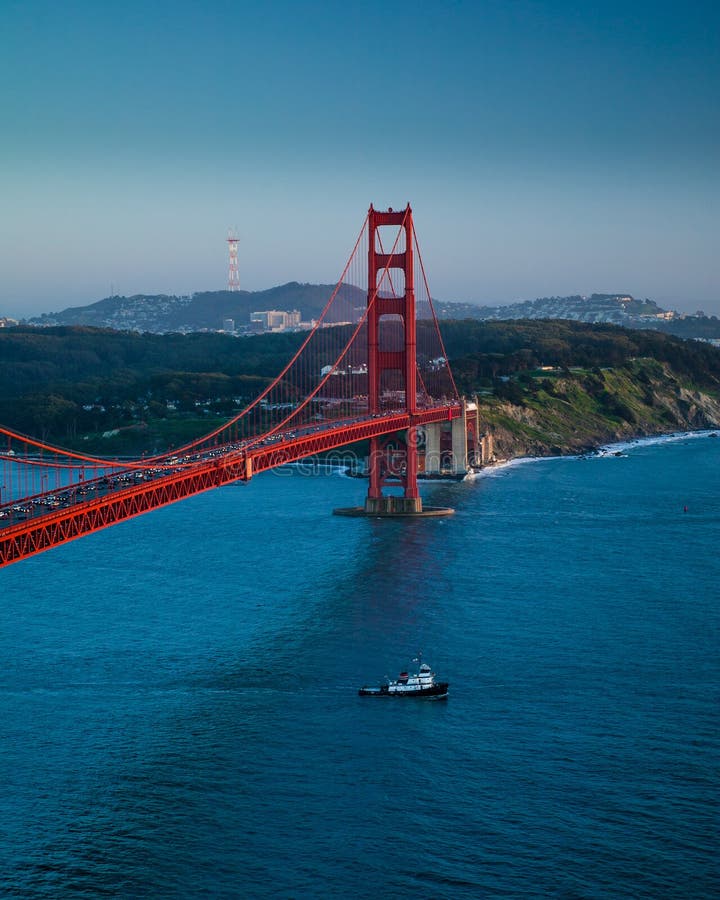 Tug under the Gate stock image. Image of bridge, gate - 28945843