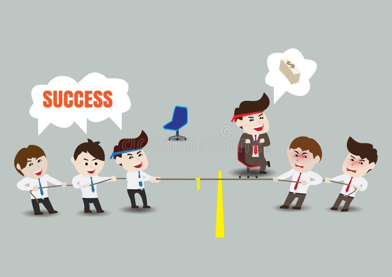 Teamwork Leading To Successful Business Stock Vector - Illustration of ...