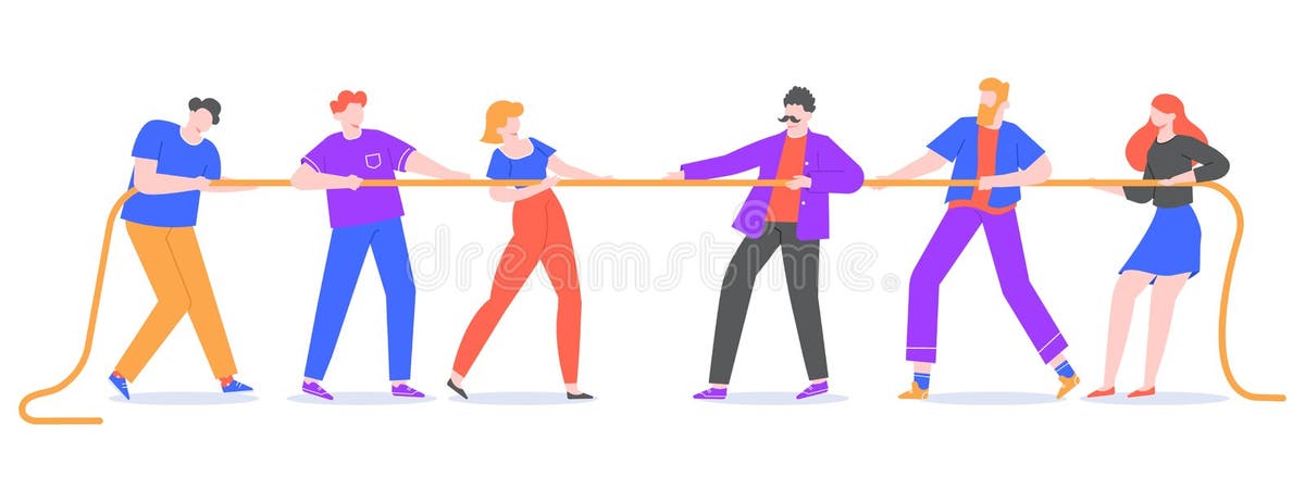 Pull Rope Competition Stock Illustrations – 1,646 Pull Rope Competition ...