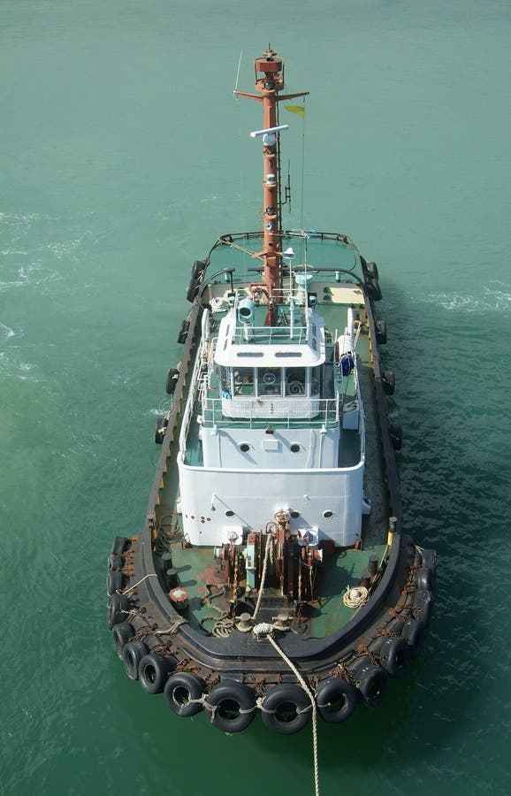 Oil tanker and a tugboat stock photo. Image of import - 3342594