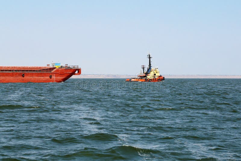Tugboat Pulling Barge Stock Images - Download 229 Royalty Free Photos