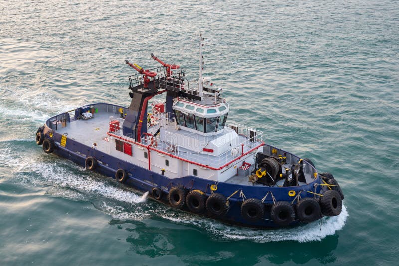 Tugboat editorial stock image. Image of transportation - 264774624