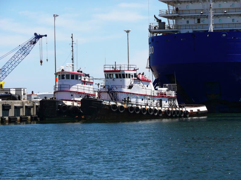 Tugboats and Supply Ship editorial image. Image of states - 268885000