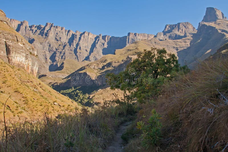 Tugela Gorge Hiking Trail 11034 Stock Image - Image of dramatic ...