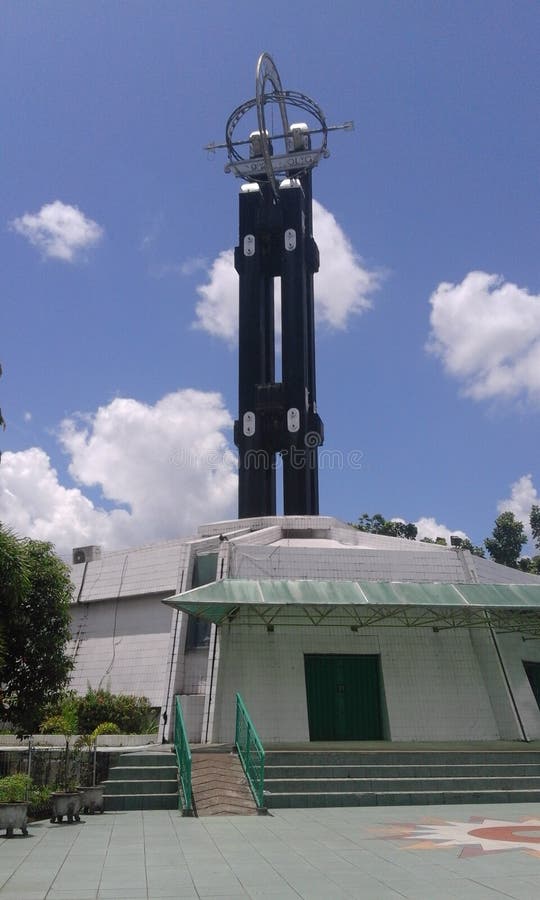 Tugu Khatulistiwa stock photo. Image of equator, tugu - 115907450