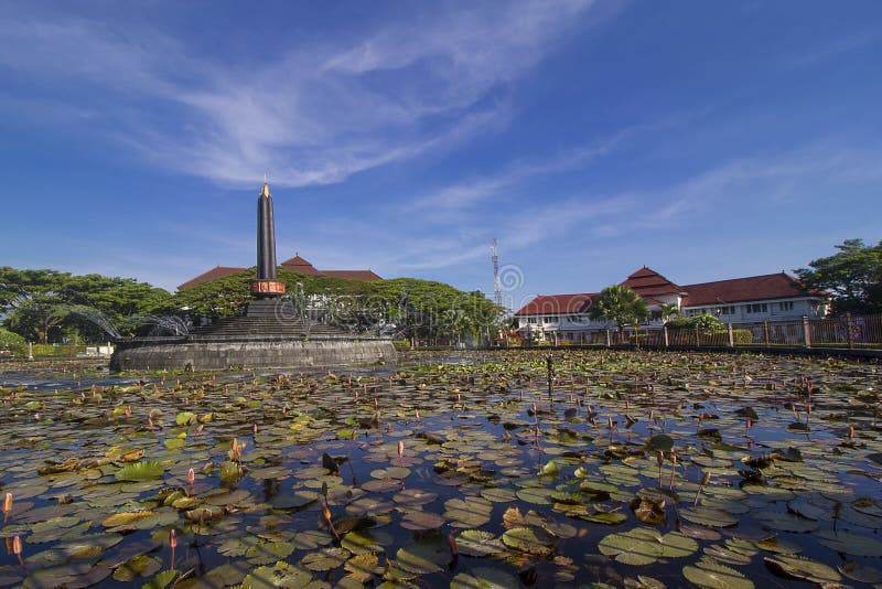 Tugu Malang is Icon of City of Malang, East Java, Indonesia Stock Image ...