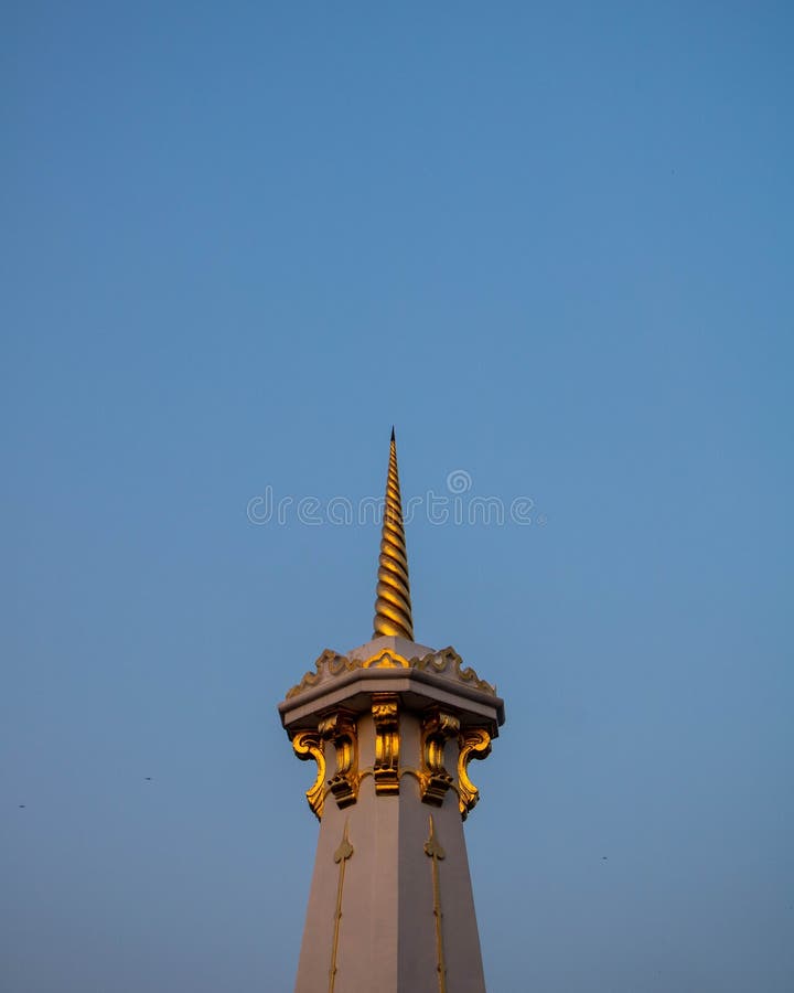 The of tugu pal putih stock photo. Image of monument - 210048148