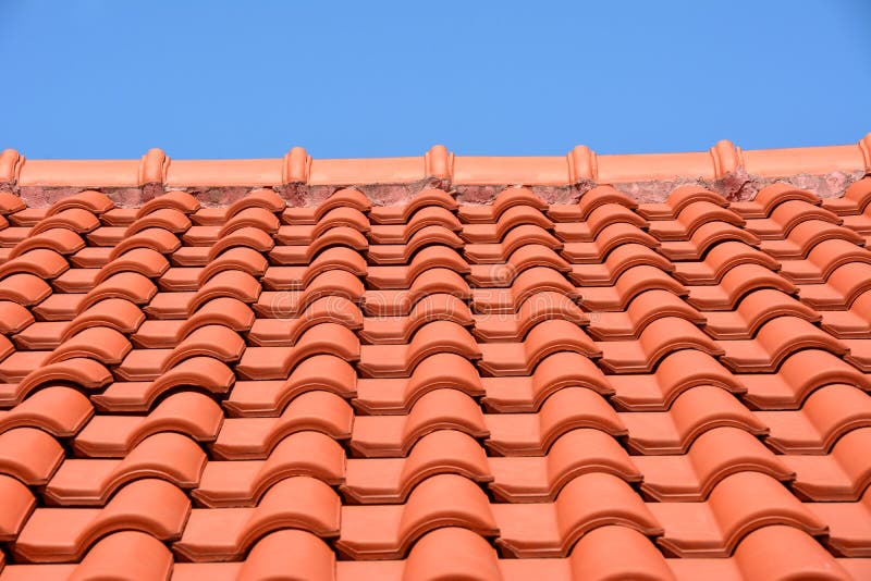 Texture de tuile rouge image stock. Image du construit - 45945739