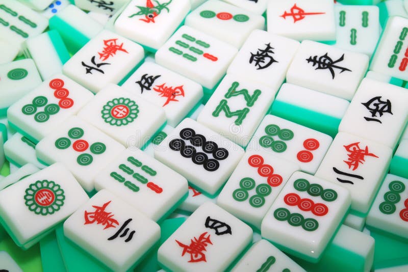 Tuiles de Mahjong image stock. Image du durée, modèle - 26901779
