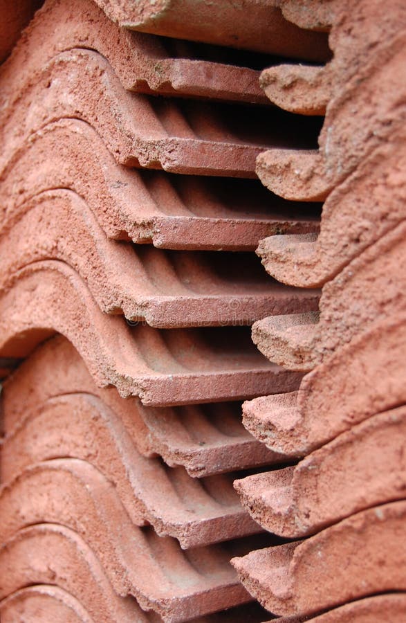 Tuiles de toit photo stock. Image du terracotta, details - 13876408