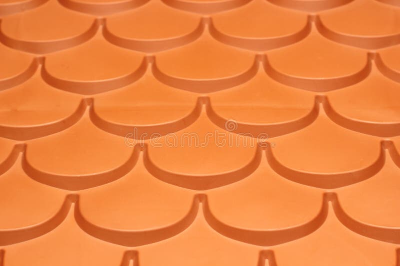 Tuiles De Toit En Plastique Image stock - Image du configuration, brun ...