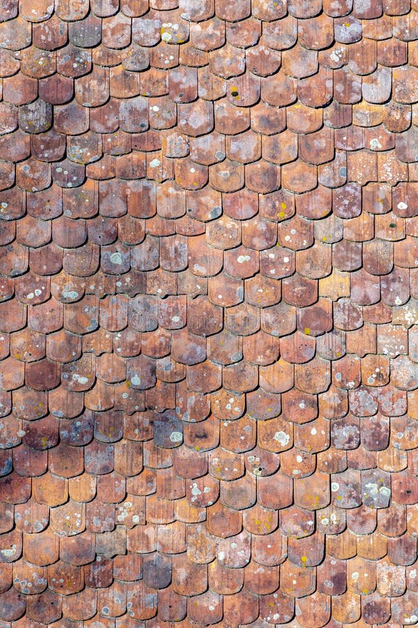 Tuiles De Toit Rouges Traditionnelles Photo stock - Image of rouge ...