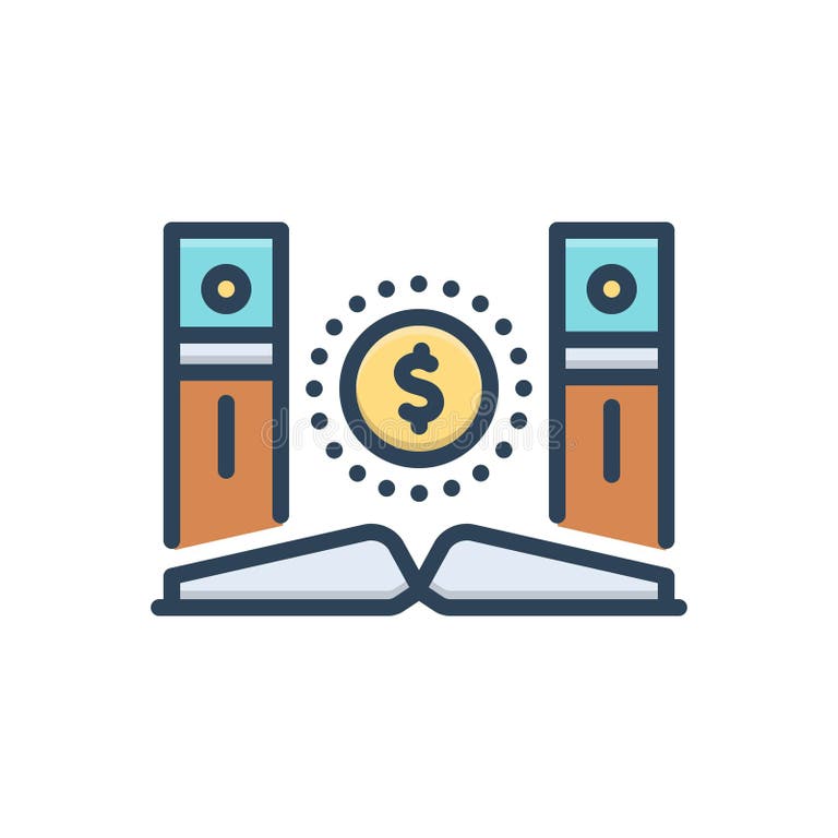 Color Illustration Icon for Tuition Cost, Tuition and Teaching Stock ...