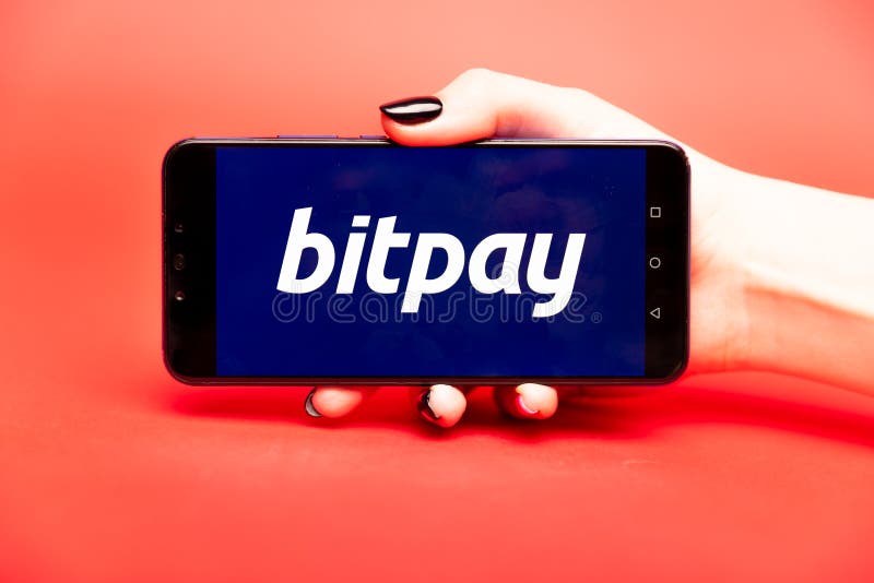 26 08 2019 Tula: Bitpay on the Phone Display. Logo Editorial Image ...