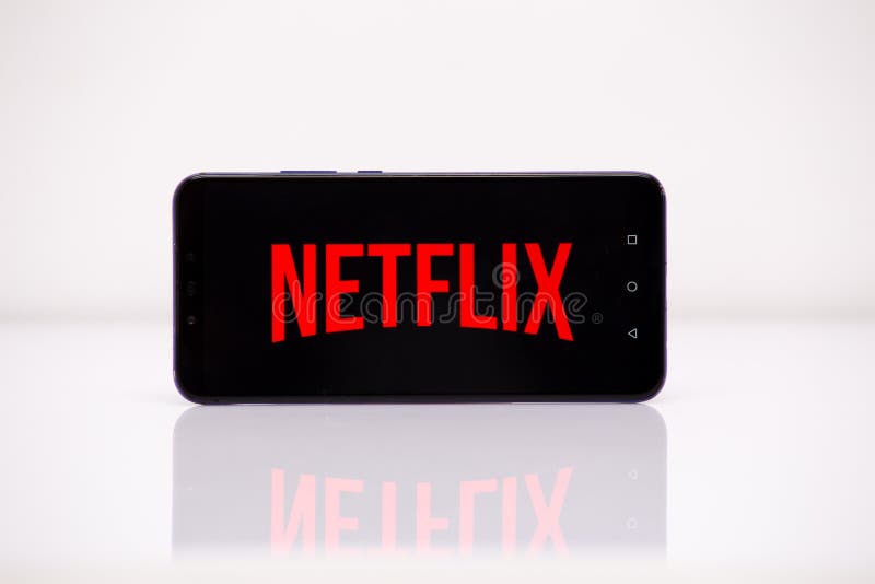Tula 2.08.2019 Netflix on the Phone Display. Editorial Stock Image ...