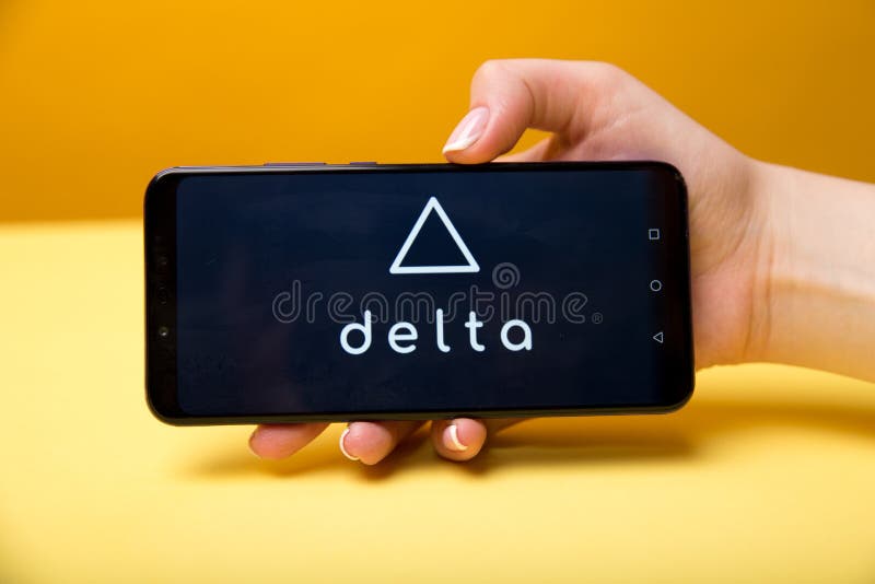 Tula, Russia 17. 06 2019 Delta on the Phone Display. Editorial Stock Photo - Image of google ...