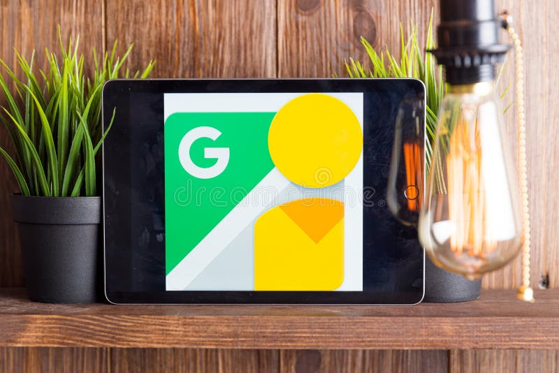 Tula Russia 16.01.20 Google on the Tablet Computer Screen Isolated ...