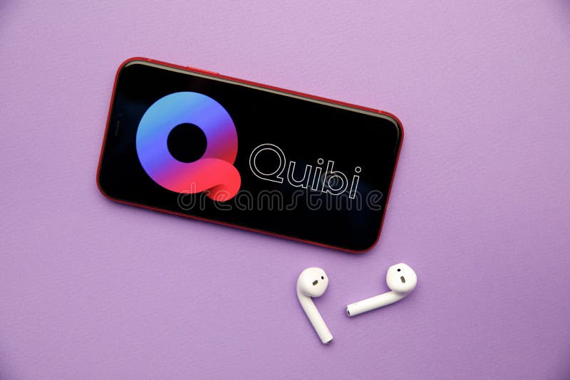 Quibi App Logo on a Smartphone Screen. Manhattan, New York, USA May 2 ...