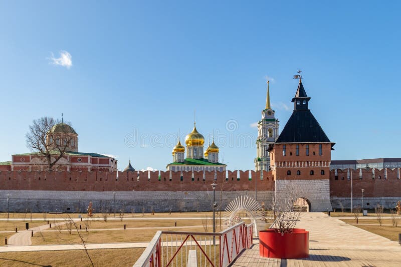 Tula, Russia. March 20, 2020. the Ancient Architectural Complex of the ...