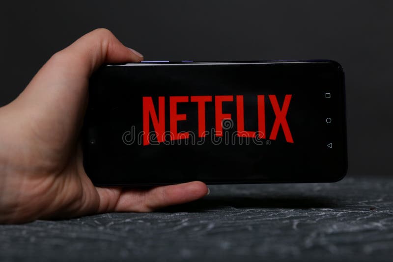Tula, Russia - March 25, 2019: Netflix on Phone Display. Editorial ...