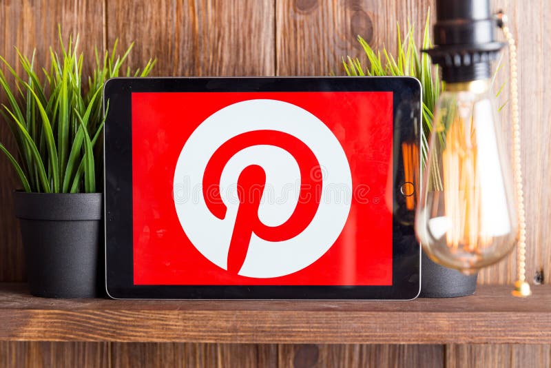 Tula Russia 16.01.20 Pinterest on the Tablet Computer Screen Isolated ...