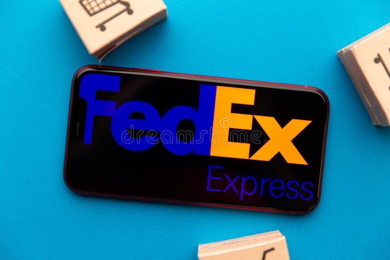 Tula, Russia - September 08, 2020: FedEx App Logo on IPhone Display ...