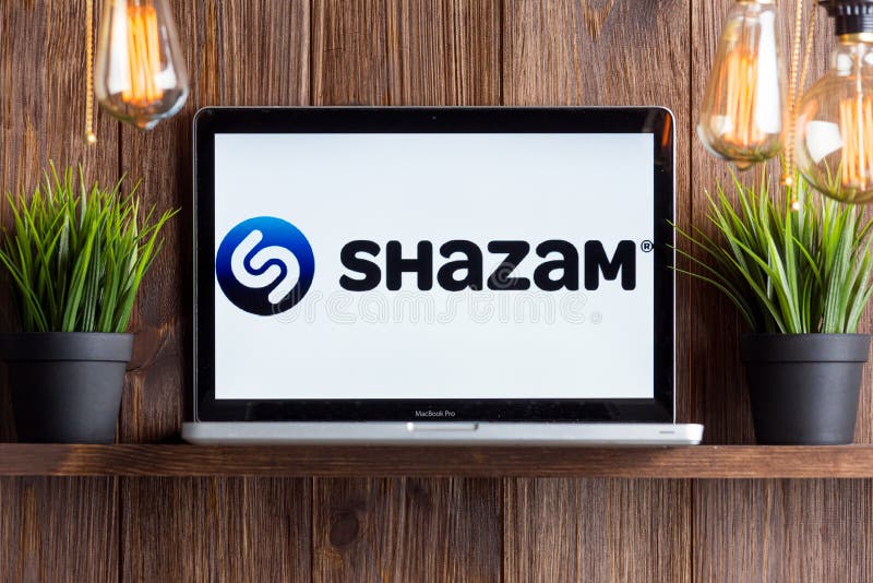 Tula Russia 16.01.20 SHAZAM on the Laptop Screen Isolated. Editorial ...