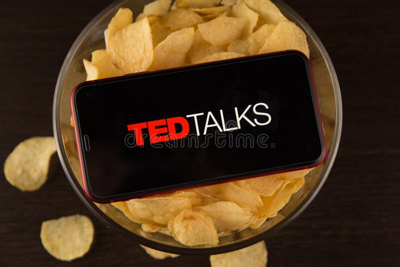 Tula Russia 07.05.2020 Ted Talks on the Phone Screen and Snacks on the ...