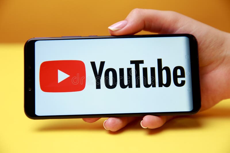 Tula, Russia 17. 06 2019 YouTube on the Phone Display. Editorial Stock Photo - Image of display ...