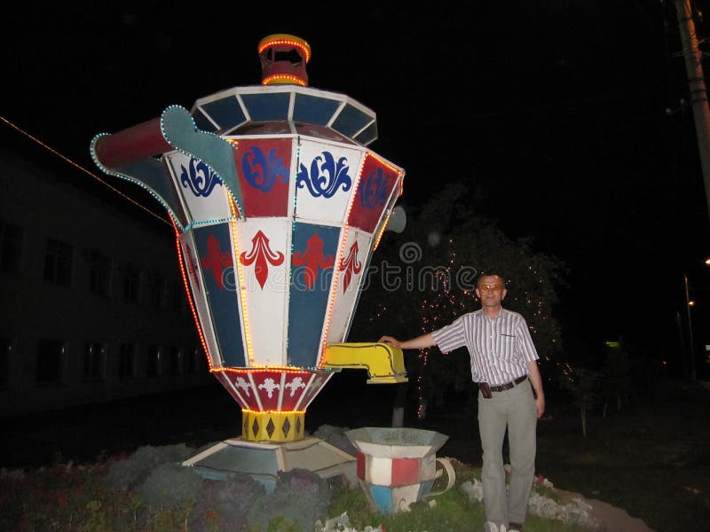 Tula samovar Monument editorial image. Image of samovar - 46542755
