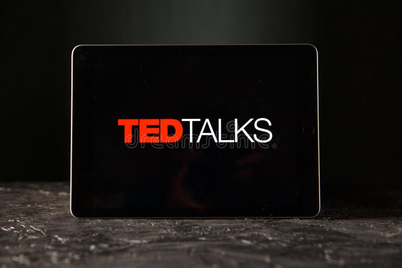 Tula 24 09 2019: Ted Talks on the Tablet Display. Editorial Photo ...