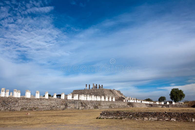 Tula - Toltec Archaeological Ruins Stock Image - Image of civilization ...