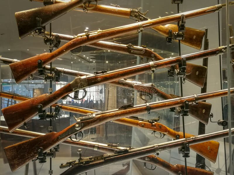 Gun Exhibition in the Weapons Museum in Tula Editorial Photography ...