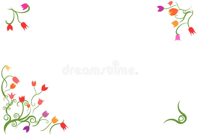 Tulip Border Clipart