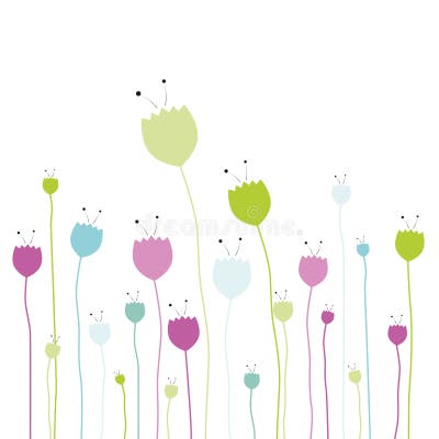 Tulip Blossom Design Stock Illustrations – 80,182 Tulip Blossom Design ...