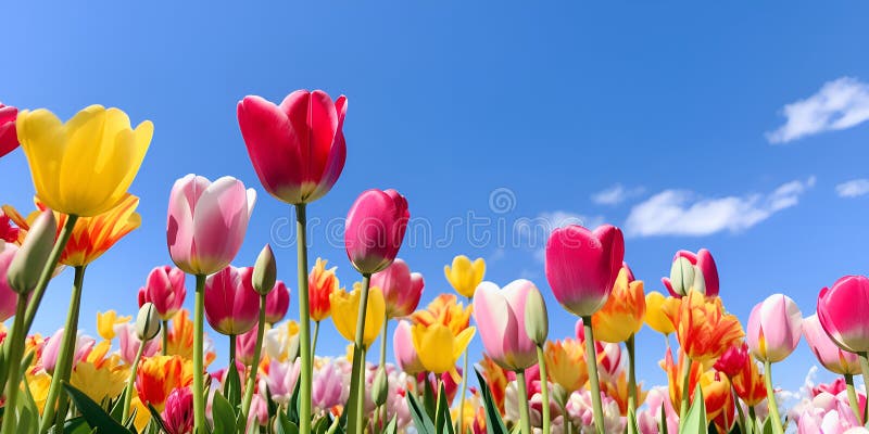 Tulip Dreamscape, a Breathtaking Floral Landscape for Your Artwork ...