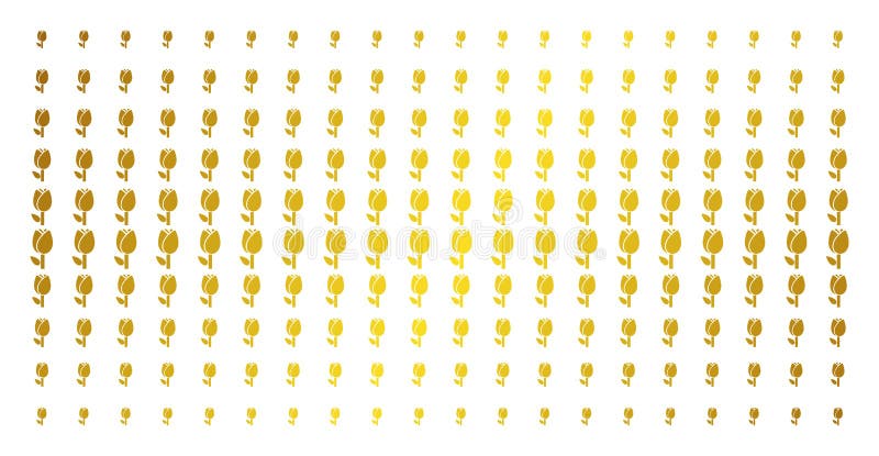 Tulip Gold background stock illustration. Illustration of black - 64167935