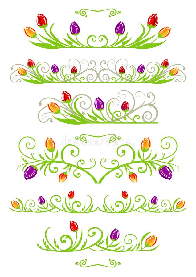 Spring Corner Border