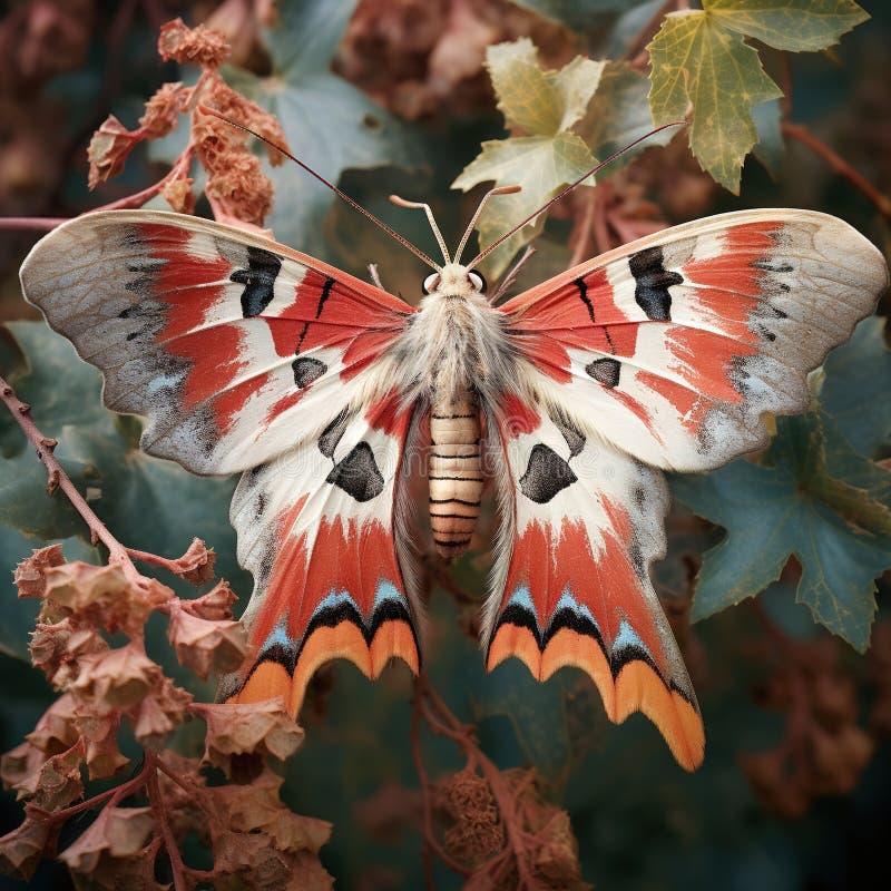 Ai Generated Illustration Wildlife Concept of Tulip-tree Moth Stock ...