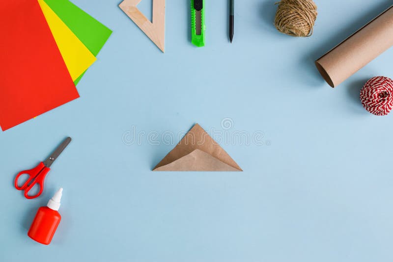 Tulips Made of Colored Paper. Step-by-step Instructions. Step 2 Bend ...