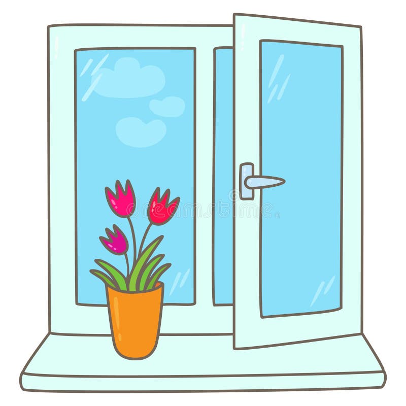 Window Sill Stock Illustrations – 3,980 Window Sill Stock Illustrations ...