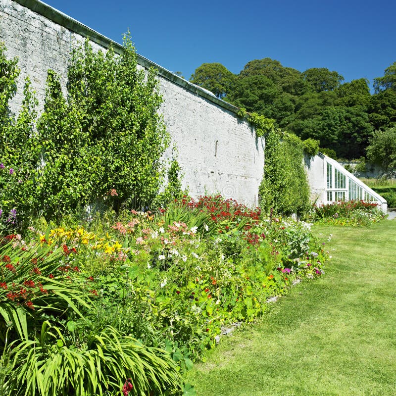Tullynally Castle Gardens, County Westmeath, Ireland Stock Photo ...