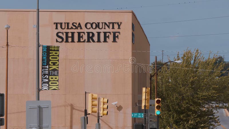 Tulsa County Sheriff Building in Downtown - TULSA-OKLAHOMA, OCTOBER 21 ...