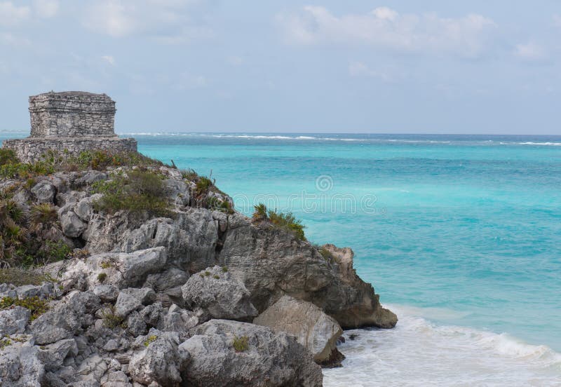 Tulum stock photo. Image of archaeology, coastline, outdoors - 29076128