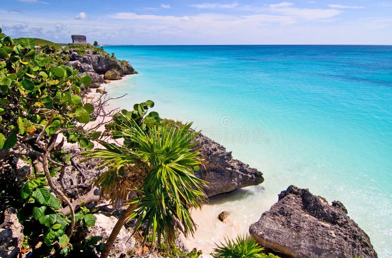 Tulum 03 stock photo. Image of archaeological, cult, history - 33345872