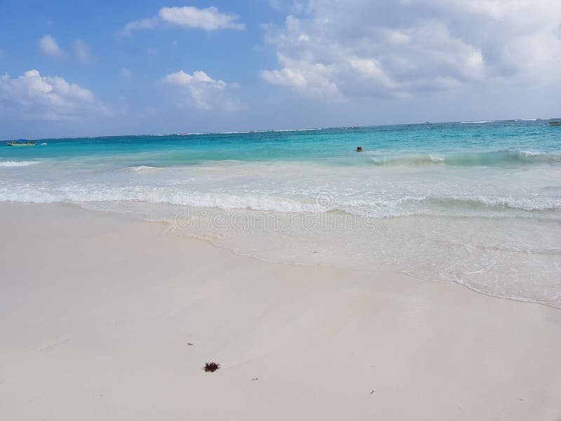 Tulum beach mexico stock image. Image of mexico, beach - 111394647